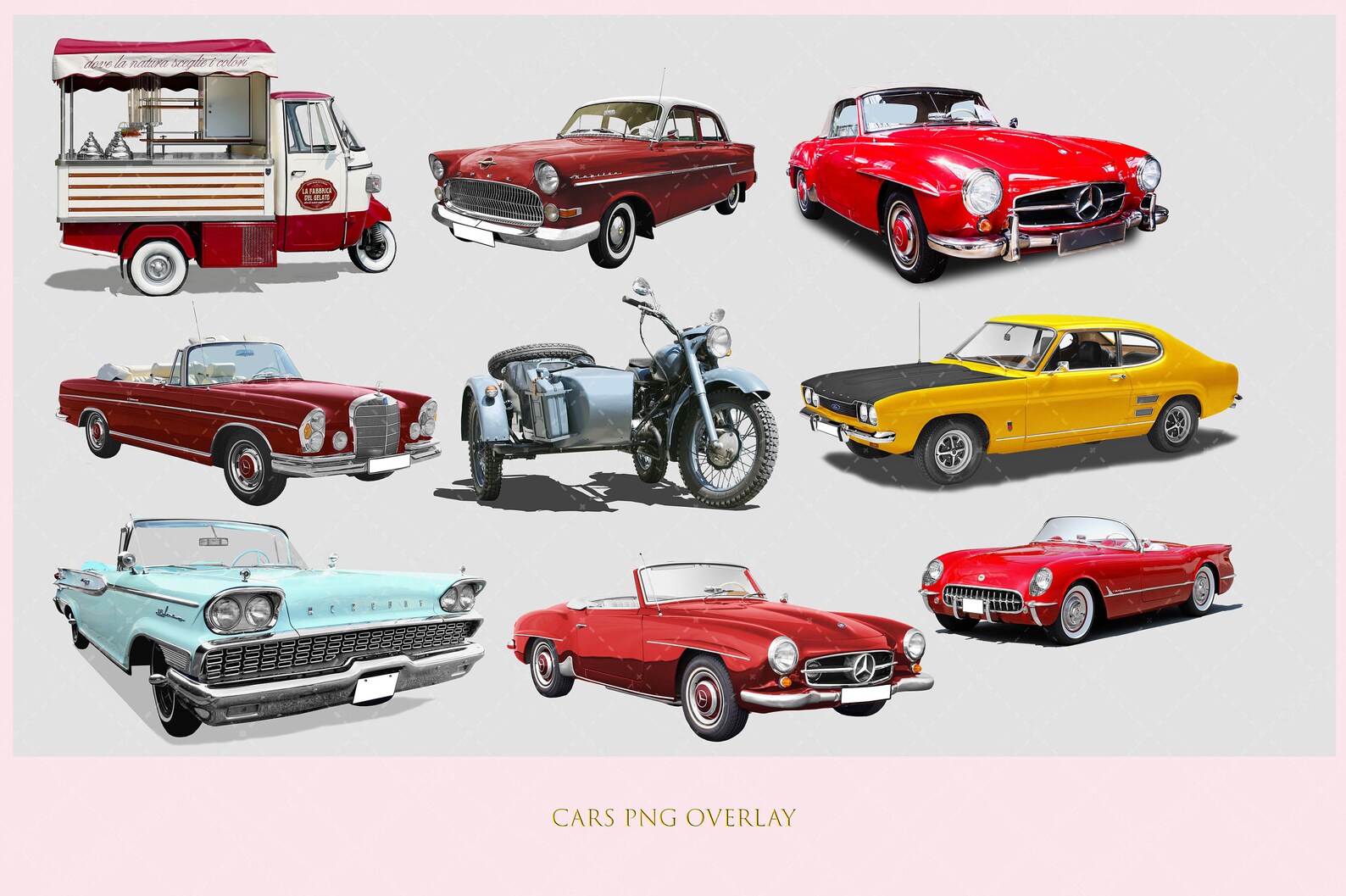 Car Overlay, Car Stock, Car PNG, PNG, Overlay, Digital Download ...