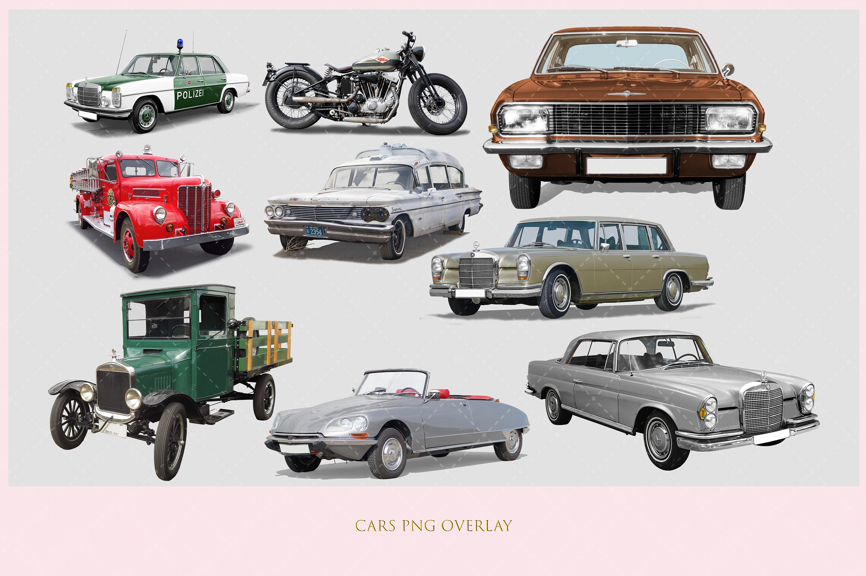 Car Overlay, Car Stock, Car PNG, PNG, Overlay, Digital Download ...