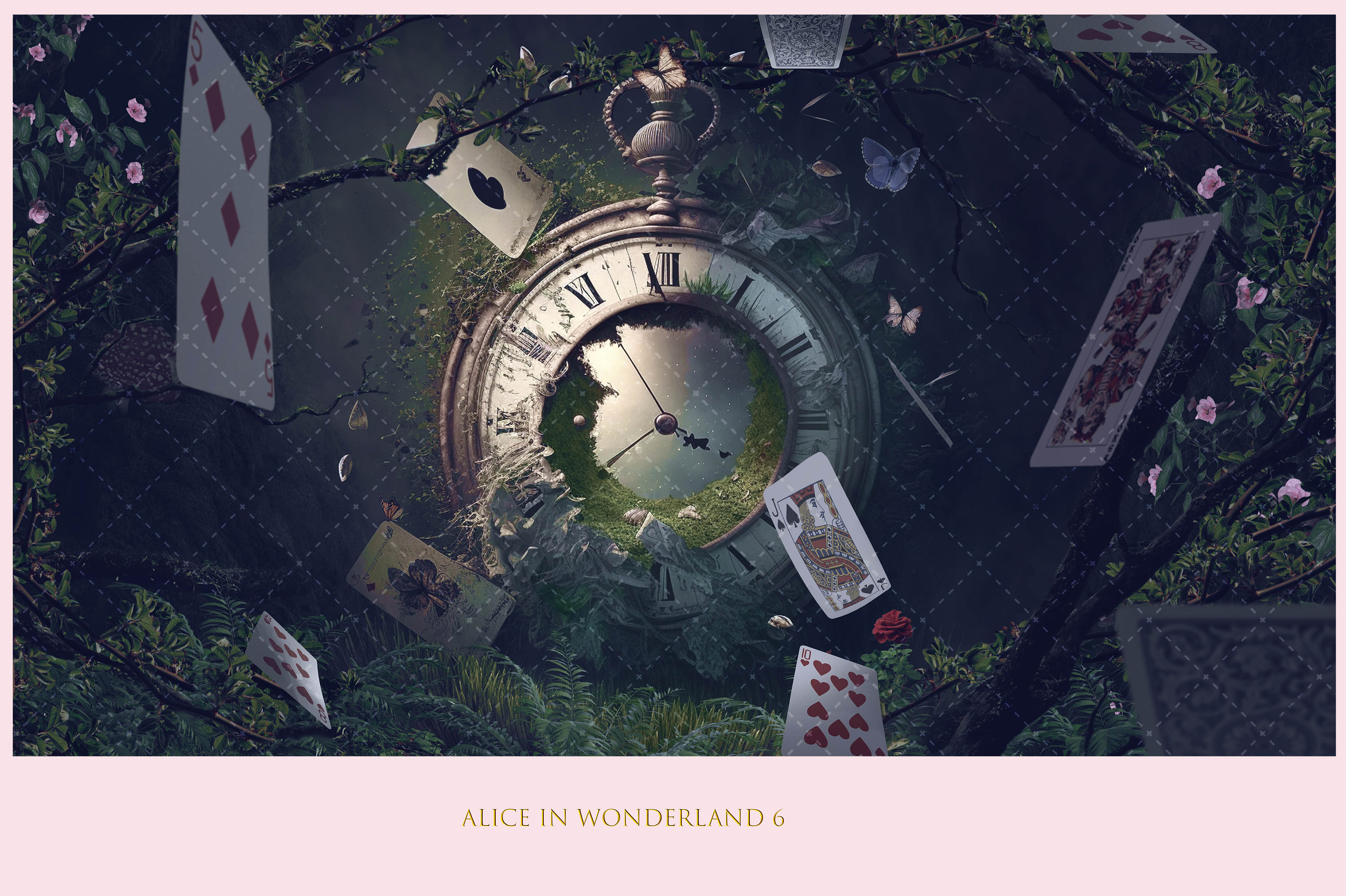 Alice in Wonderland 6, Alice in Wonderland Digital, Photoshop ...