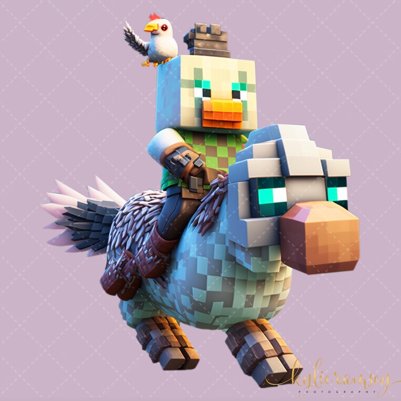 Minecraft PNG Minecraft Overlay Photoshop Composite DIY - Etsy