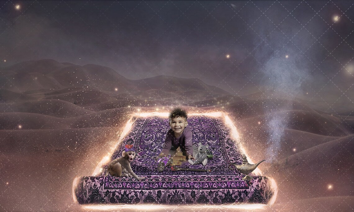 Aladdin Backdrop, Backdrop, Digital Image, Digital Background, Magic ...