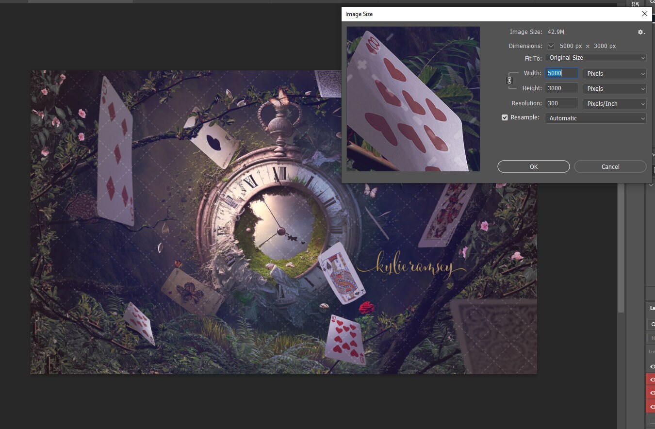 Alice in Wonderland 6, Alice in Wonderland Digital, Photoshop ...