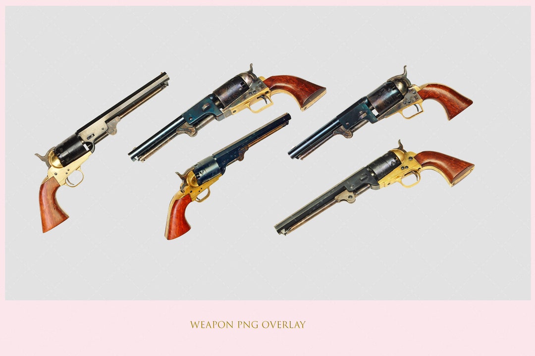 Weapon Overlay Weapon Png Gun Png Gun Overlay Digital - Etsy