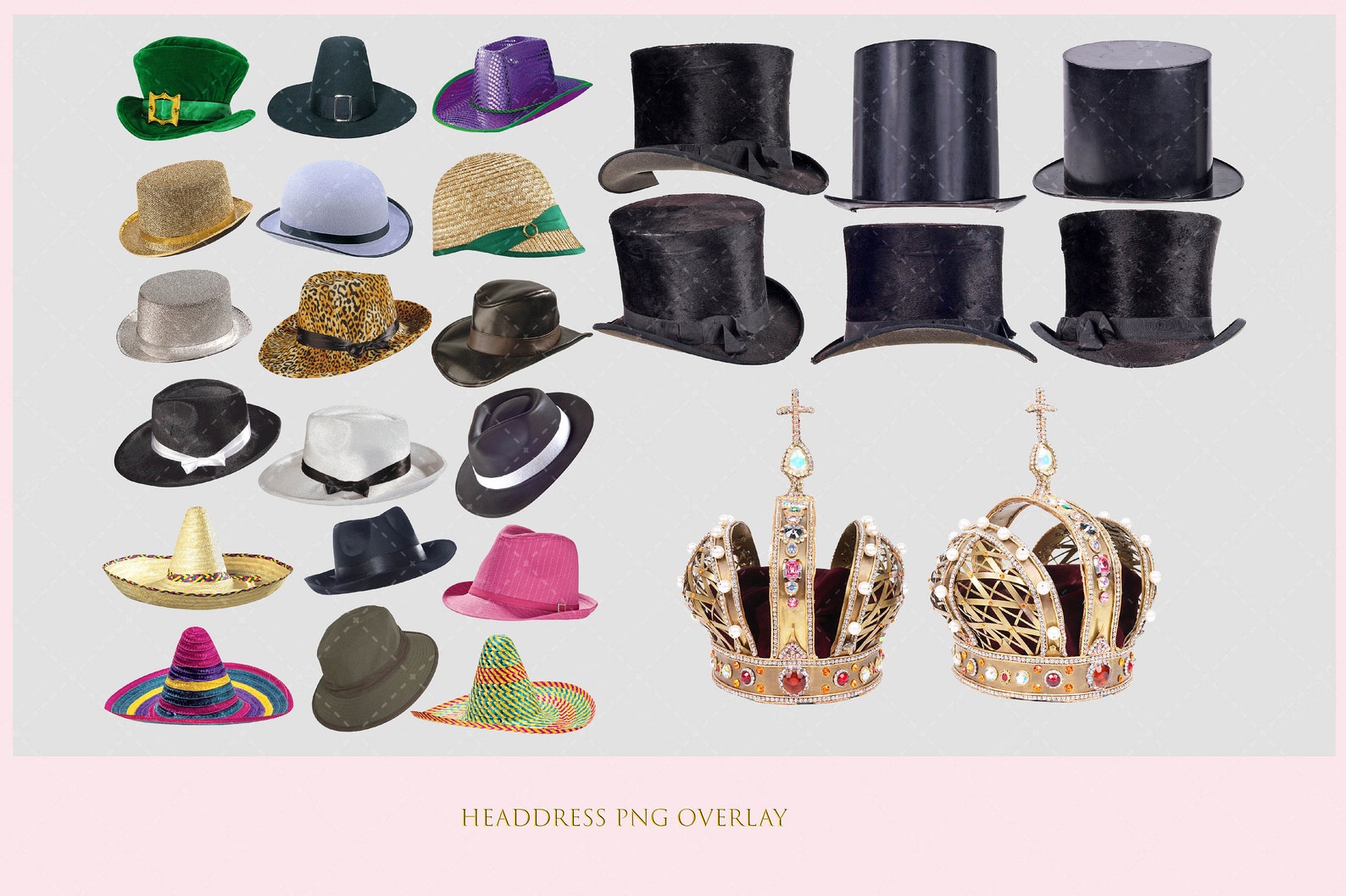 Headdress PNG, Hat PNG, Crown PNG, Overlay, Headdress Overlay, Hat ...