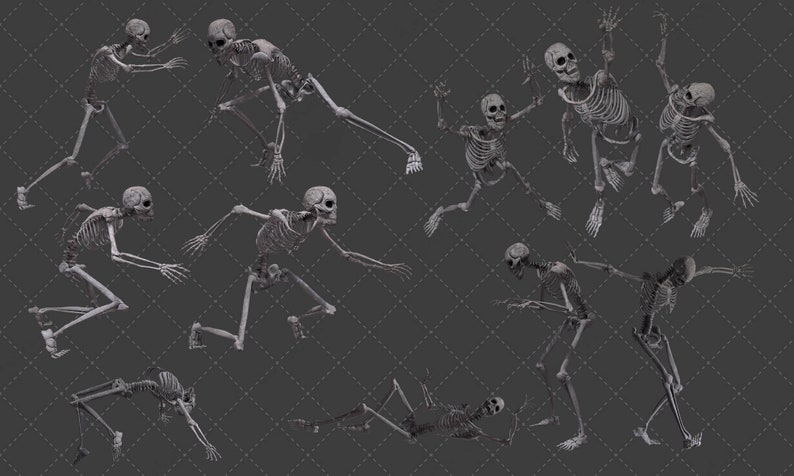 Skeleton PNG, Skeleton Overlay, Overlay, PNG, Transparent, Digital ...