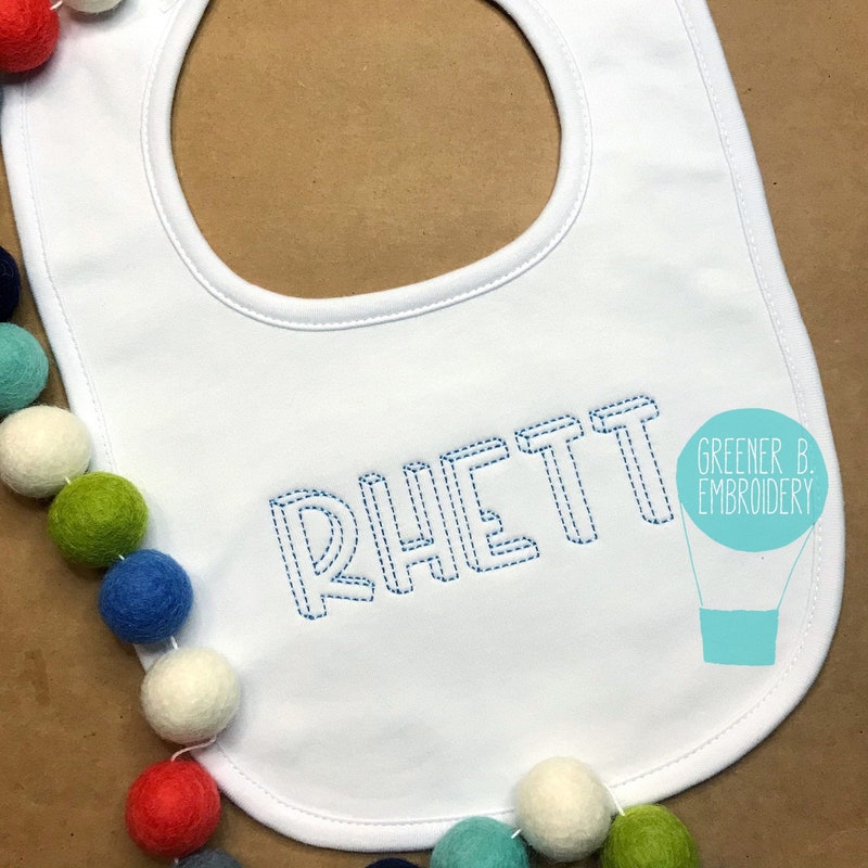 Personalized Baby Bib - Etsy