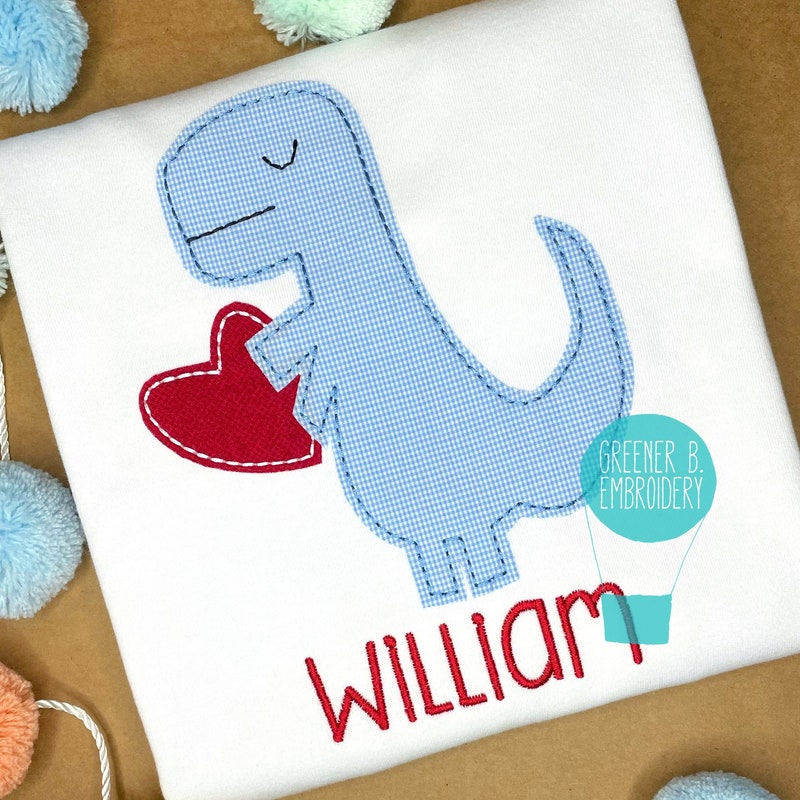 Dinosaur Appliques - Etsy