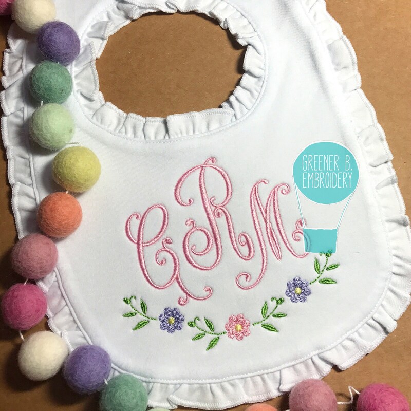 Baby Girl Bibs - Etsy