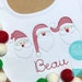 Christmas Baby Bib / Santa Bib / First Christmas Bib / 1st Christmas ...