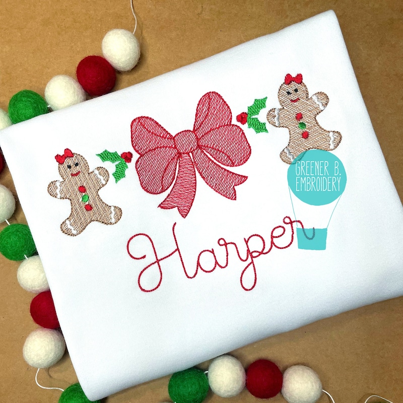 Gingerbread Stitch Svg - Etsy
