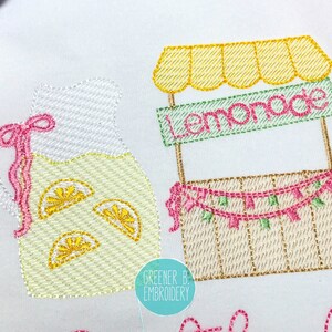 Lemonade Shirt / Girl Lemon Shirt / Lemonade Embroidery / Lemonade ...