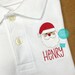 Boy Christmas Santa Polo Shirt / Monogrammed Boy Polo Shirt / Christmas ...