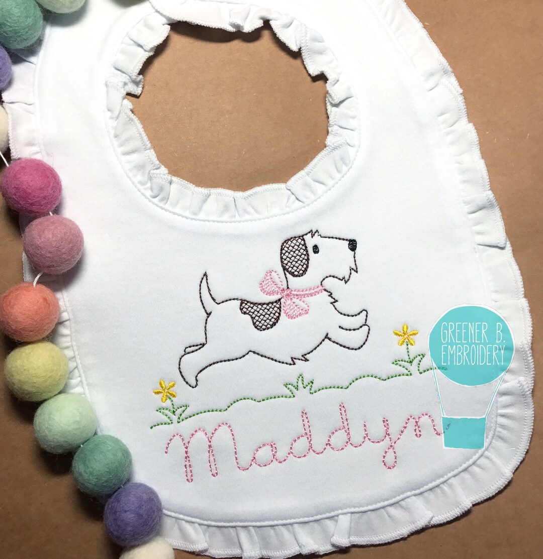 Personalized Baby Bib / Personalized Doggie Bib / Baby Dog Bib / Baby ...