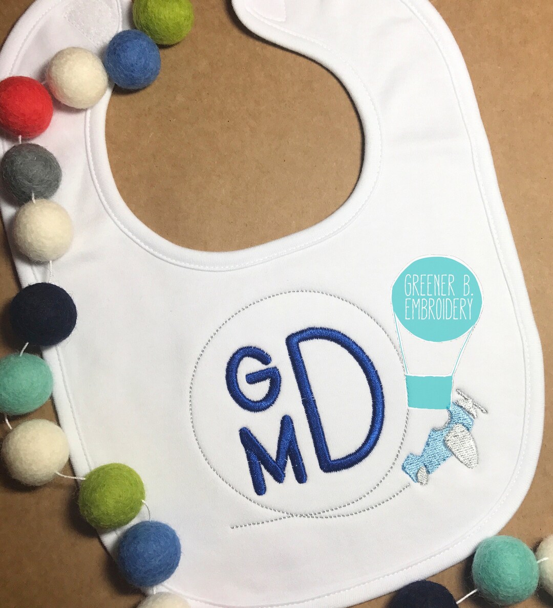 Personalized Boy Bib / Personalized Airplane Bib / Plane Bib / Boy Baby ...