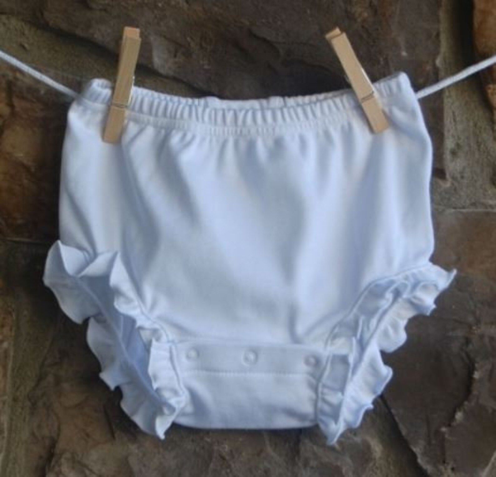 Monogrammed Diaper Cover / Personalized Diaper Bloomer / Ruffle Bloomer ...