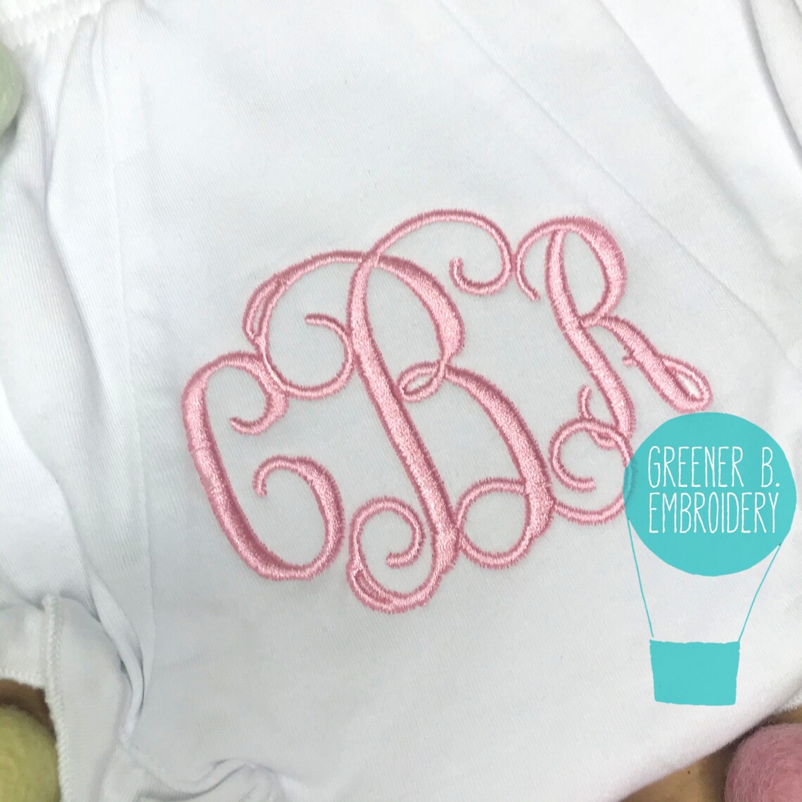 Monogrammed Diaper Cover / Personalized Diaper Bloomer / Ruffle Bloomer ...