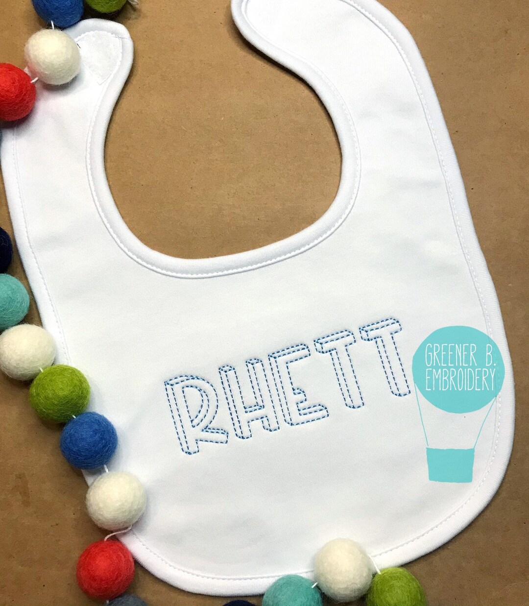 Personalized Bib / Monogrammed Boy Bib / Boy Personalized Bib / Baby ...