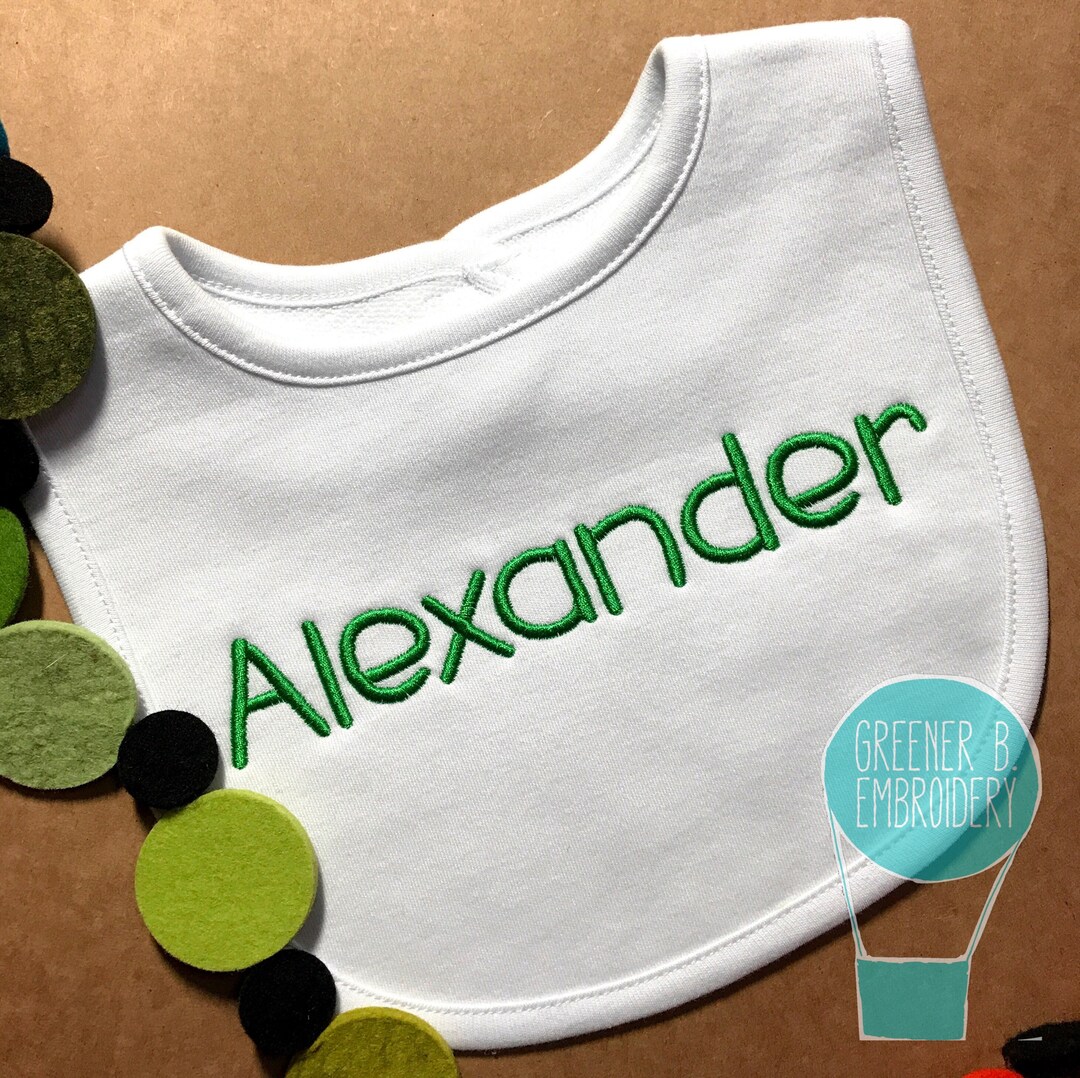 Personalized Bib / Monogrammed Boy Bib / Boy Personalized Bib / Baby ...
