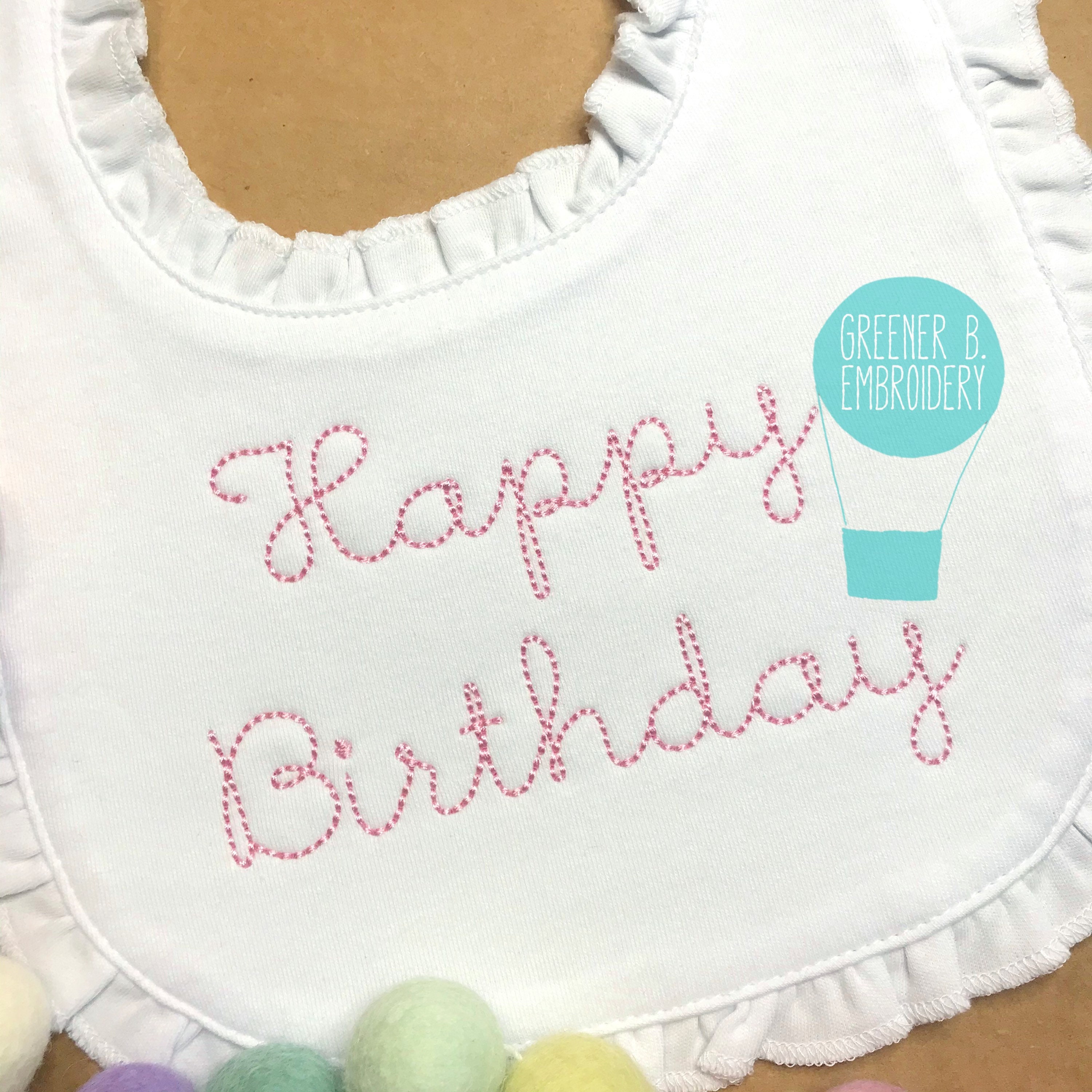 Happy Birthday Bib / First Birthday Bib / 1st Birthday Bib / Boy ...
