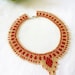 Necklace Beaded Small Red Beads Elegant Necklace Women Short Necklace ...