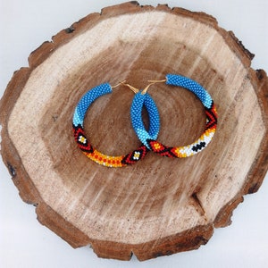 Beaded Necklace Native American Bead Necklace Beadwork Necklace Ethnic ...