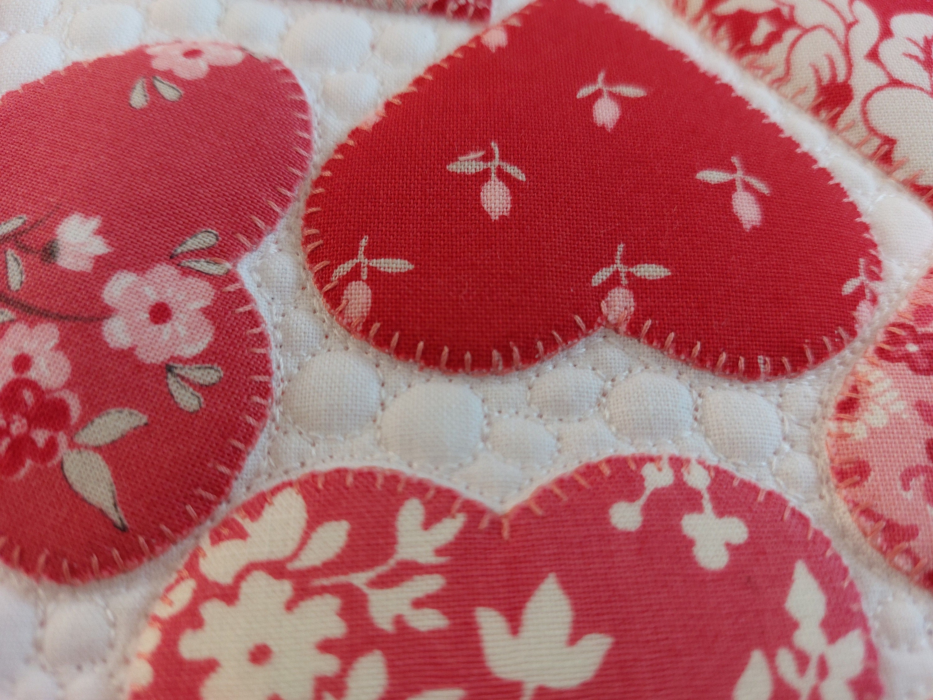 PDF Pattern, Heart Quilted Table Topper, Digital PDF Pattern, Suitable ...