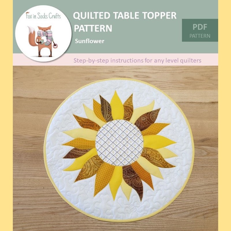Quilted Table Topper Patterns - Etsy
