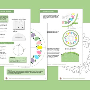 PDF Pattern Easter Eggs Quilted Table Topper, Digital PDF Pattern ...