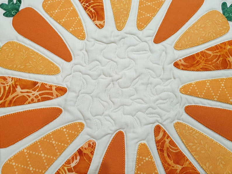 PDF Pattern Carrot Wreath Quilted Table Topper Digital PDF - Etsy