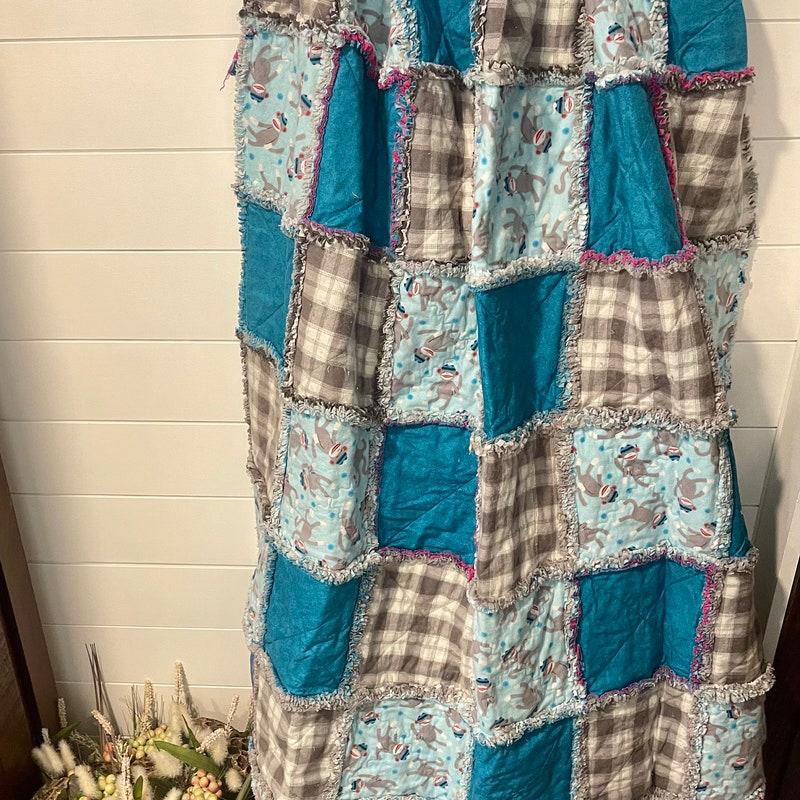 Monkey Rag Quilt - Etsy