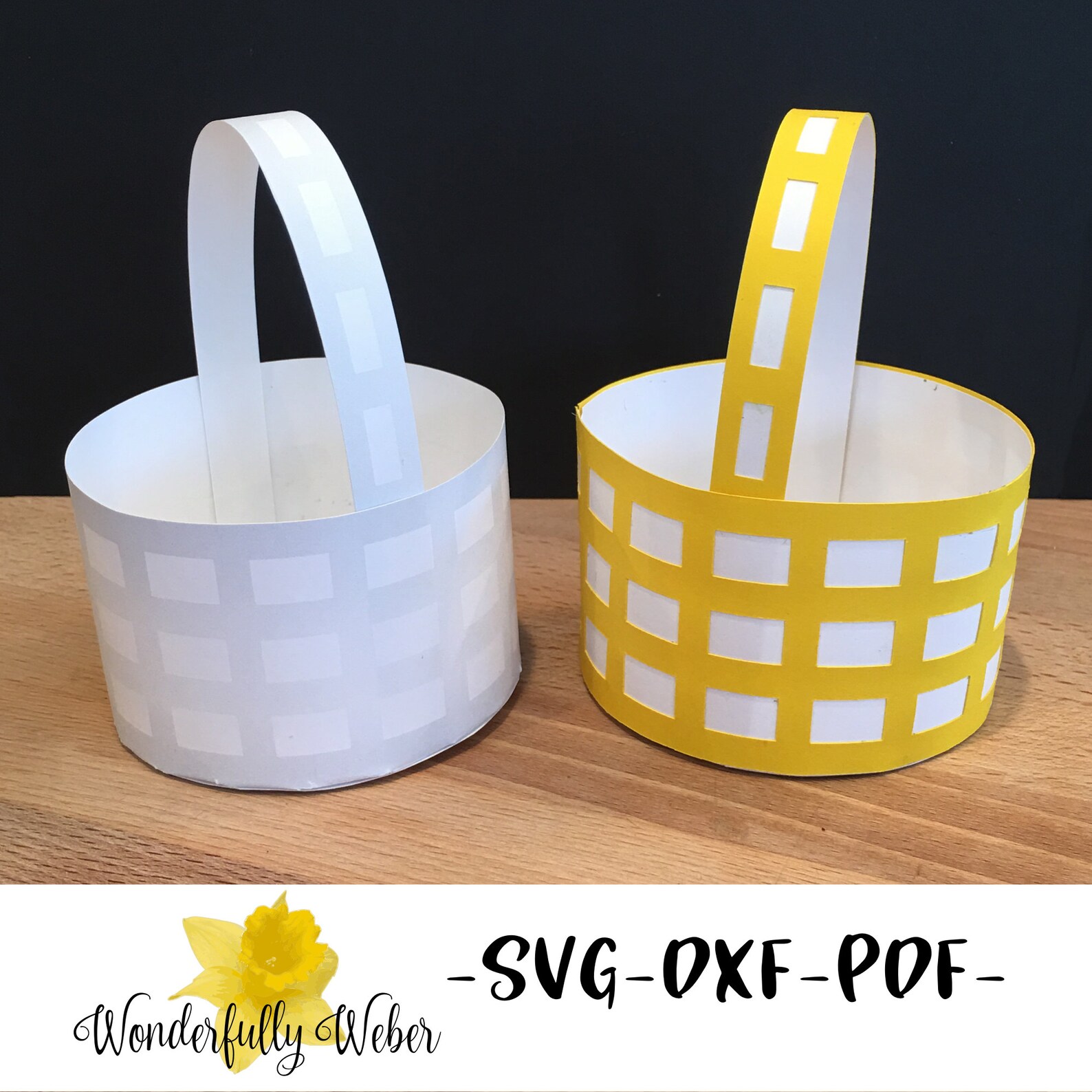 Wicker Woven Basket 3d SVG or Printable Cut file for Cricut | Etsy