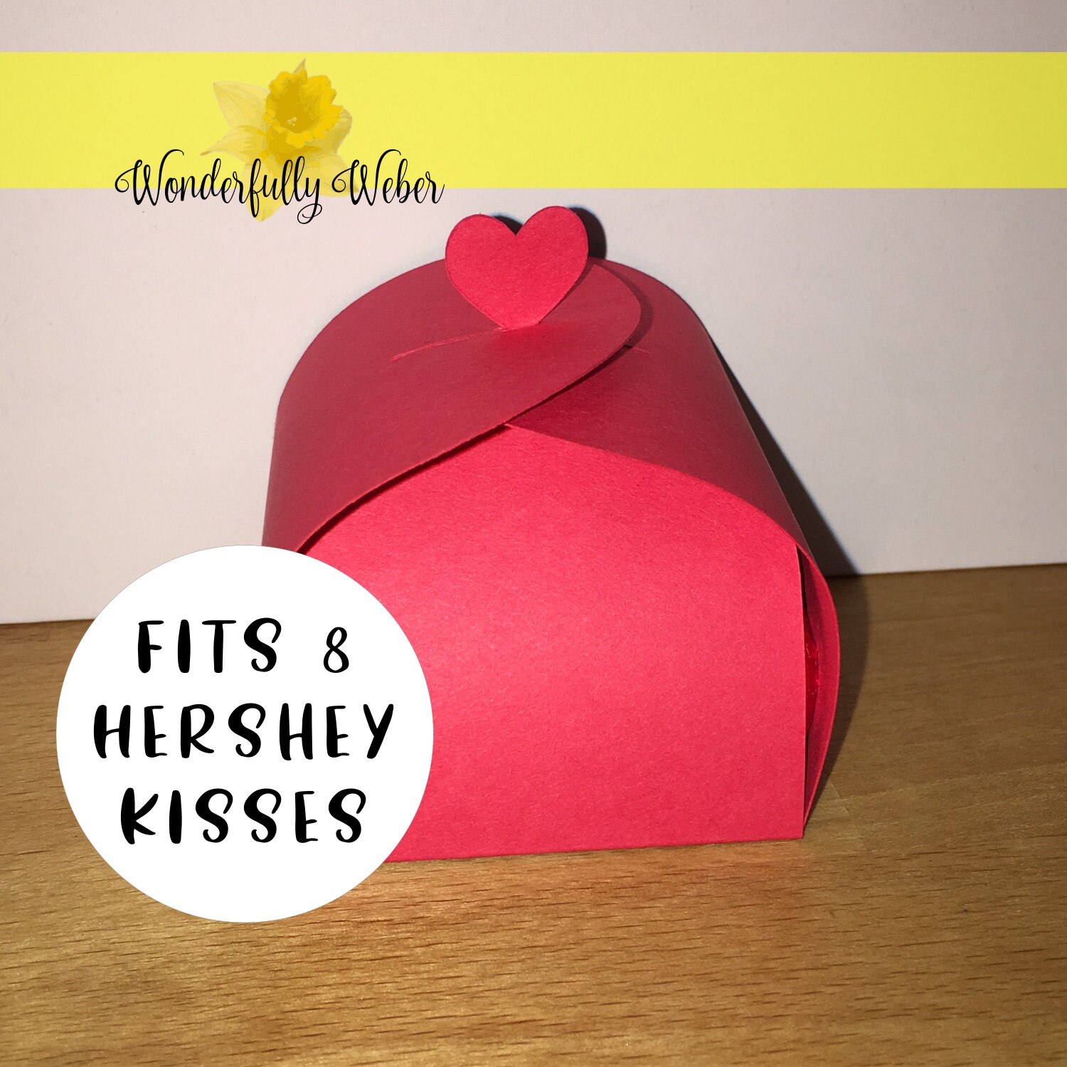 Heart Box Valentine's or Wedding Favor Print at Home or - Etsy