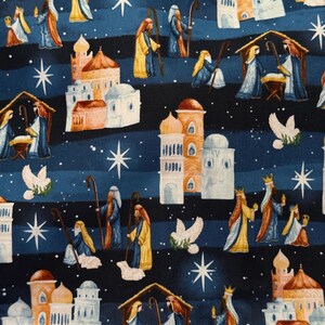 NATIVITY Christmas Scrub Cap Womens Surgical Scrub Hat Bouffant Hairnet ...