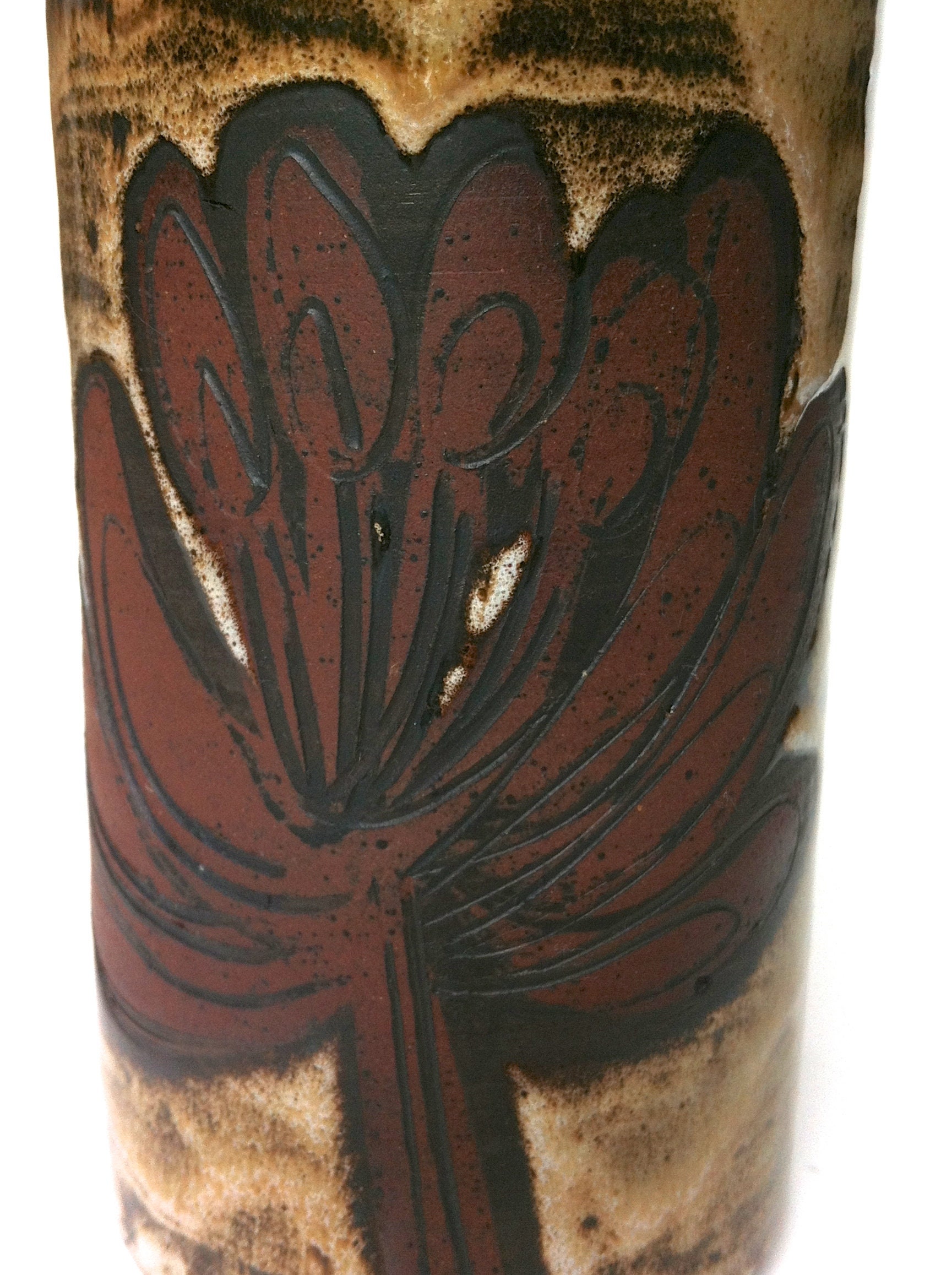 BRIGLIN POTTERY Cylindrical VASE, Studio Art Pottery, Mid Century - Etsy