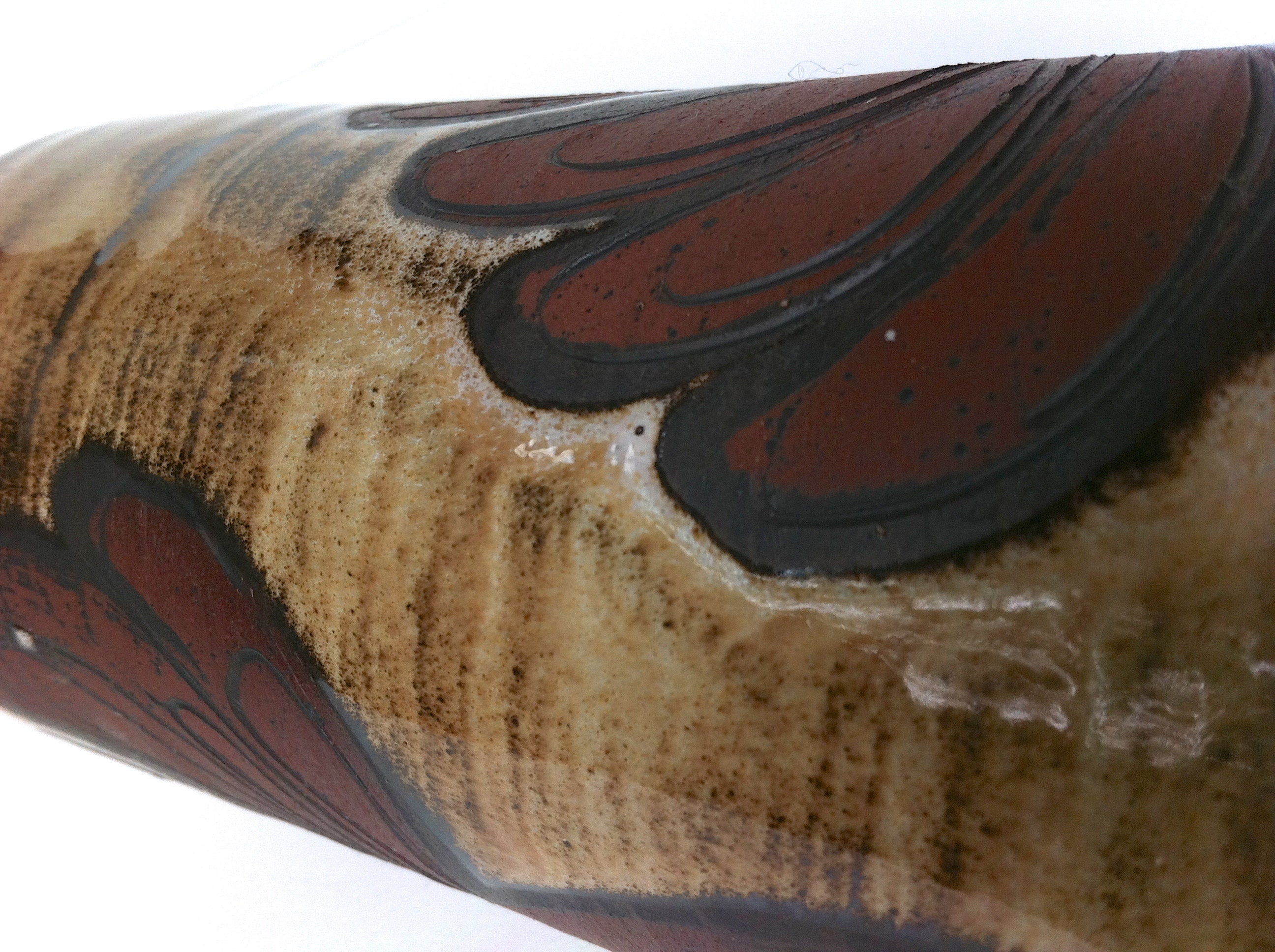BRIGLIN POTTERY Cylindrical VASE, Studio Art Pottery, Mid Century - Etsy