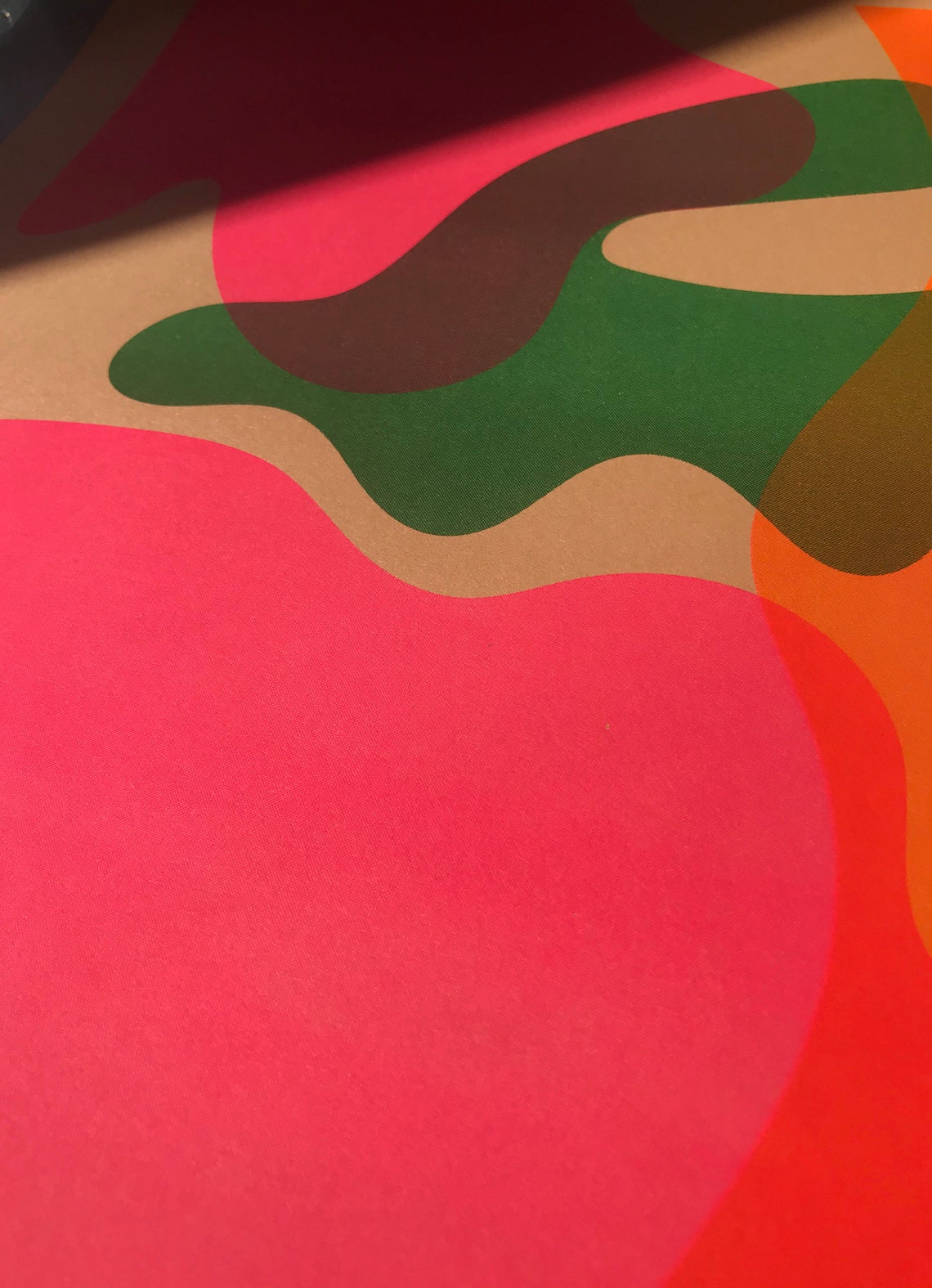 Wiggle A3 Risograph Print / Abstract Riso Print / Recycled - Etsy