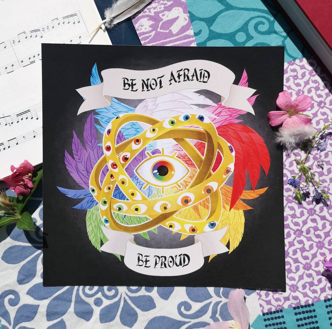 Be Proud Angel Print - Etsy