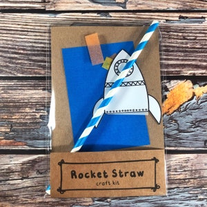 Eco Friendly Rocket Craft Party Favour for Space or Rocket Themed Party ...