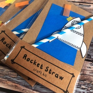 Eco Friendly Rocket Craft Party Favour for Space or Rocket Themed Party ...