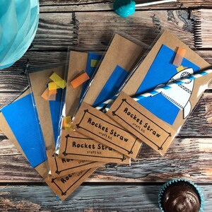 Eco Friendly Rocket Craft Party Favour for Space or Rocket Themed Party ...