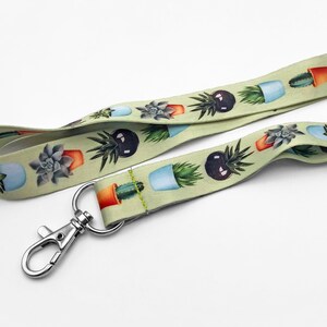Plant Lanyard / Succulent ID Badge Holder / Gardening Keychain / Key ...