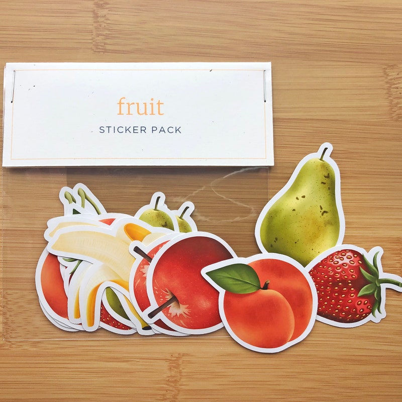 Fruit Stickers - Etsy