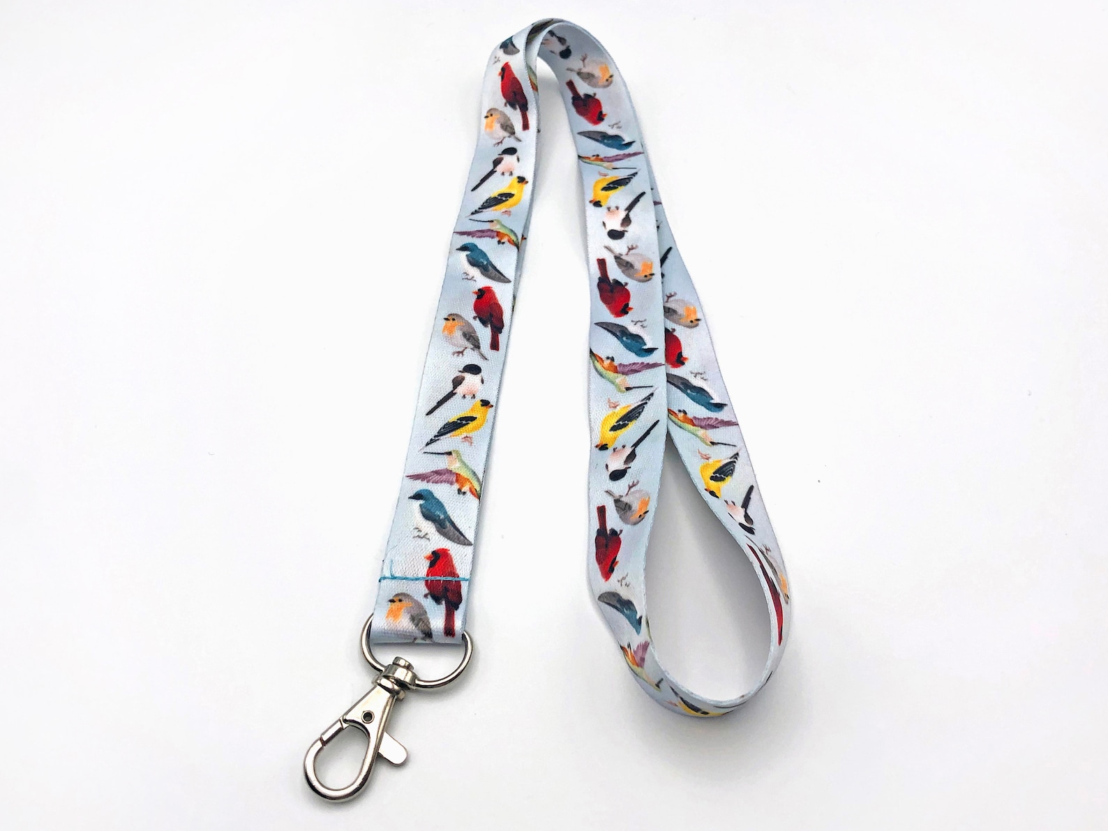 Bird Lanyard / Nature ID Badge Holder / Bird Keychain / Key - Etsy