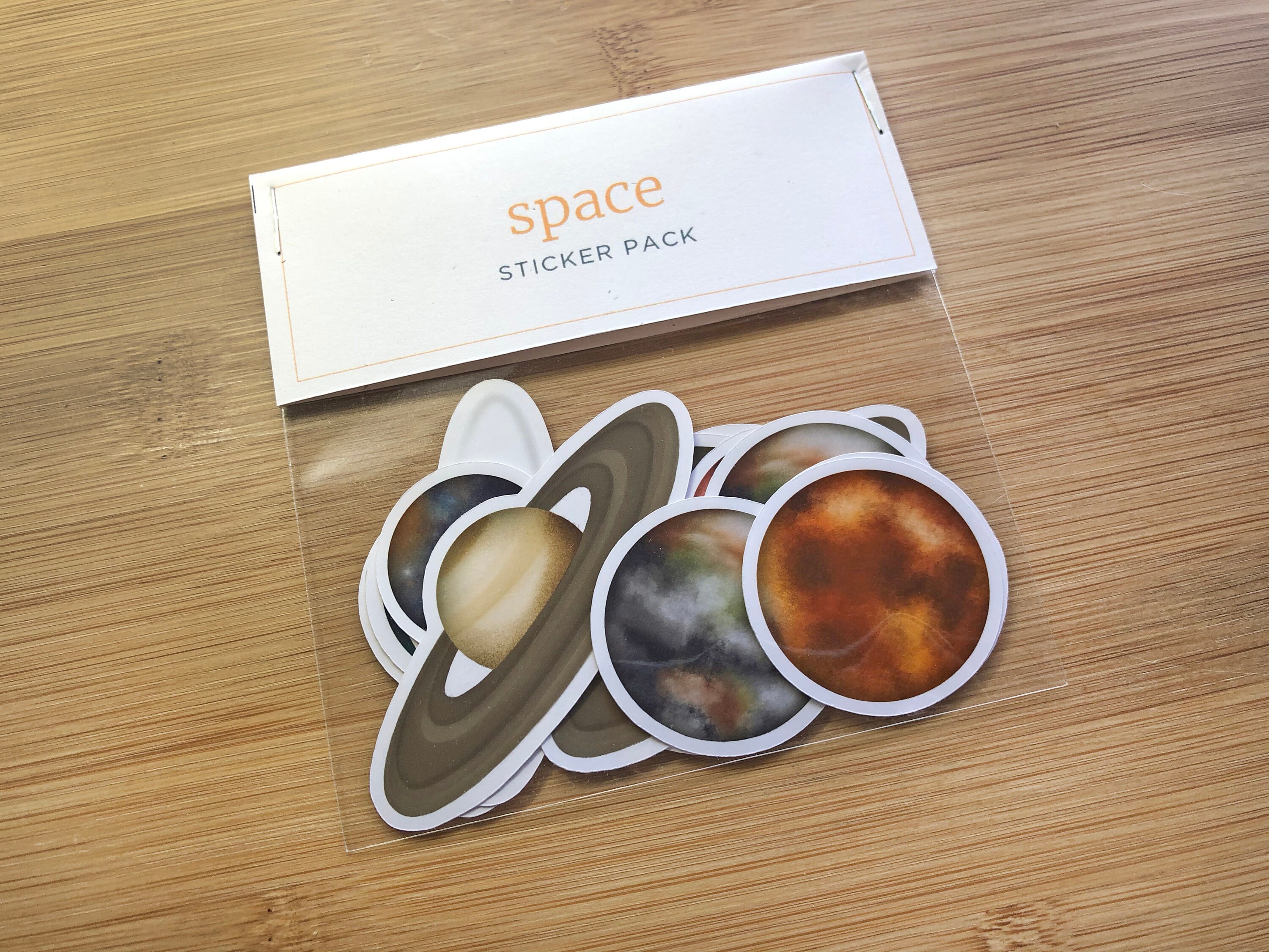 Space Sticker Pack 16pc / Planet Stickers / Space Galaxy | Etsy
