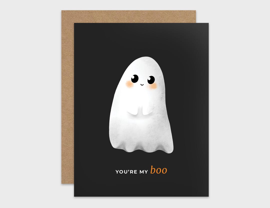 Funny Halloween Pun Card: My Boo, Friendship, Appreciation, Love Card ...