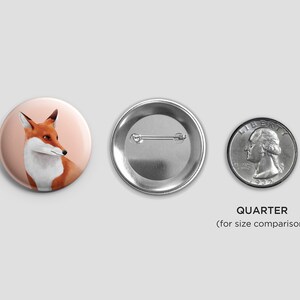 Woodland Button Pack / Forest Animal Buttons / Woodland Animal Pin Back ...