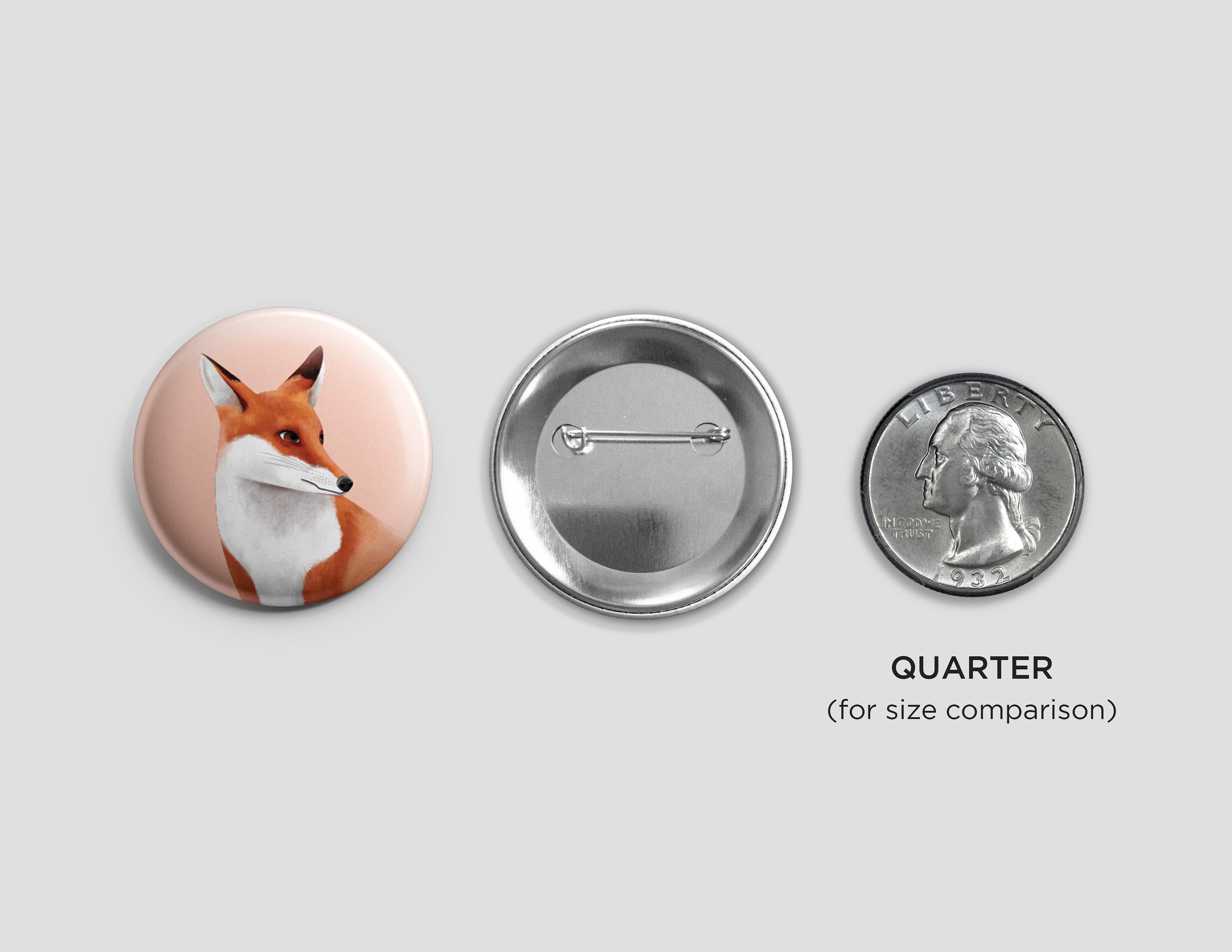 Woodland Button Pack / Forest Animal Buttons / Woodland Animal - Etsy