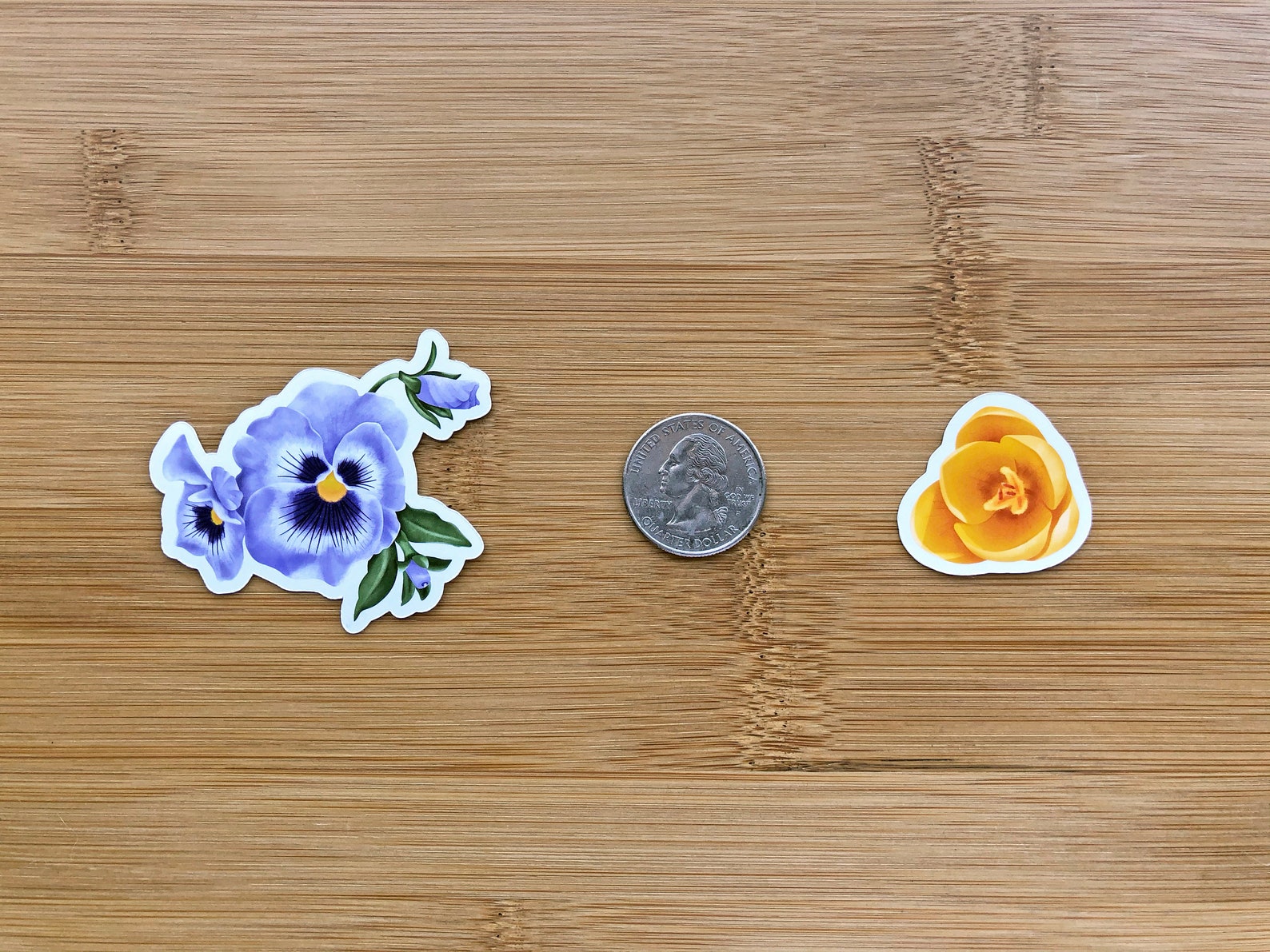 Flower Sticker Pack 12pc / Flower Stickers / Gardening | Etsy