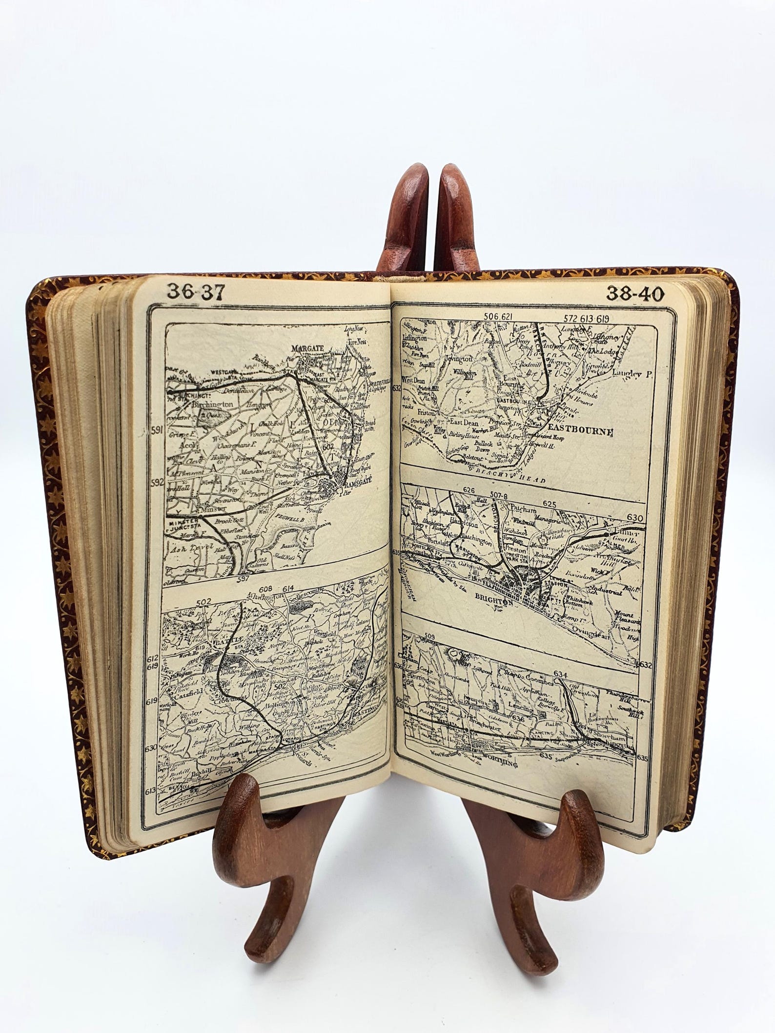 Unusual Antique Dunhill Road Map Book 1906 - Etsy