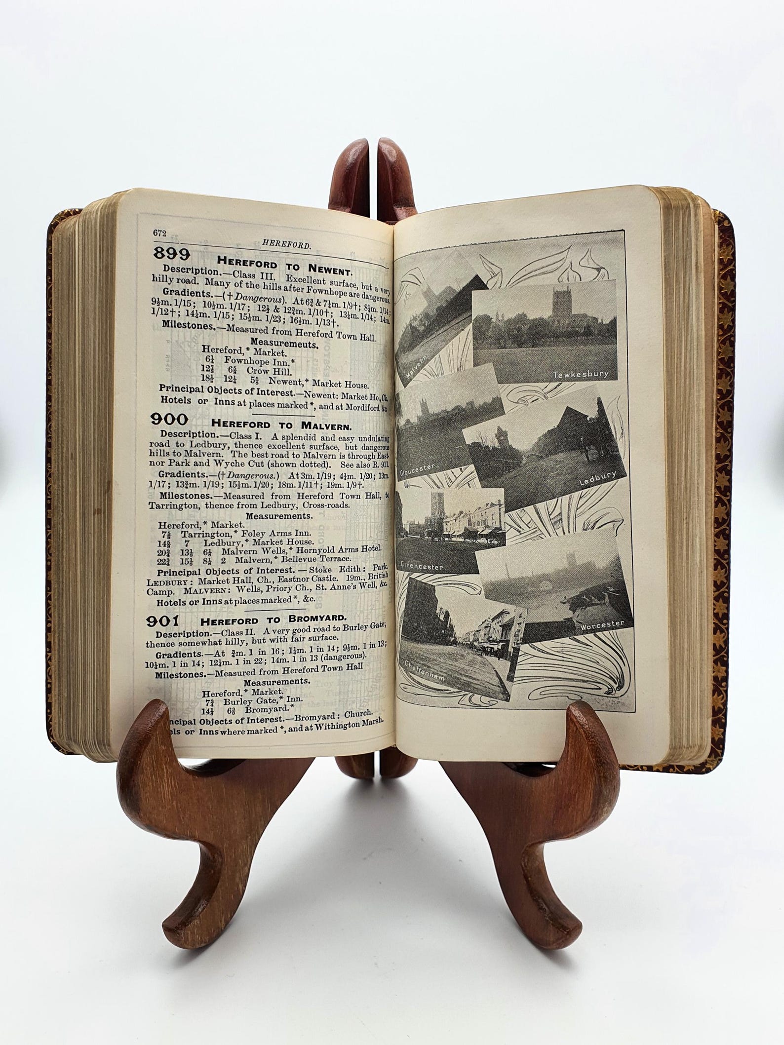 Unusual Antique Dunhill Road Map Book 1906 - Etsy
